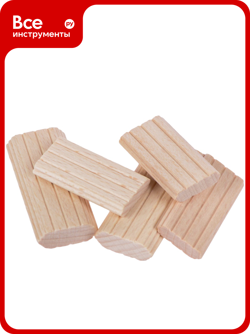 Штифт деревянный PINIE DOMINO 8x50x22 мм, упаковка 100 шт. 170-85022L, штифты