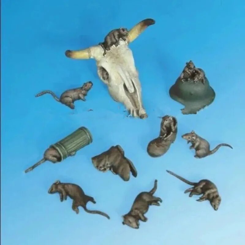 Набор для сборки модели мыши из смолы mussels 1/35