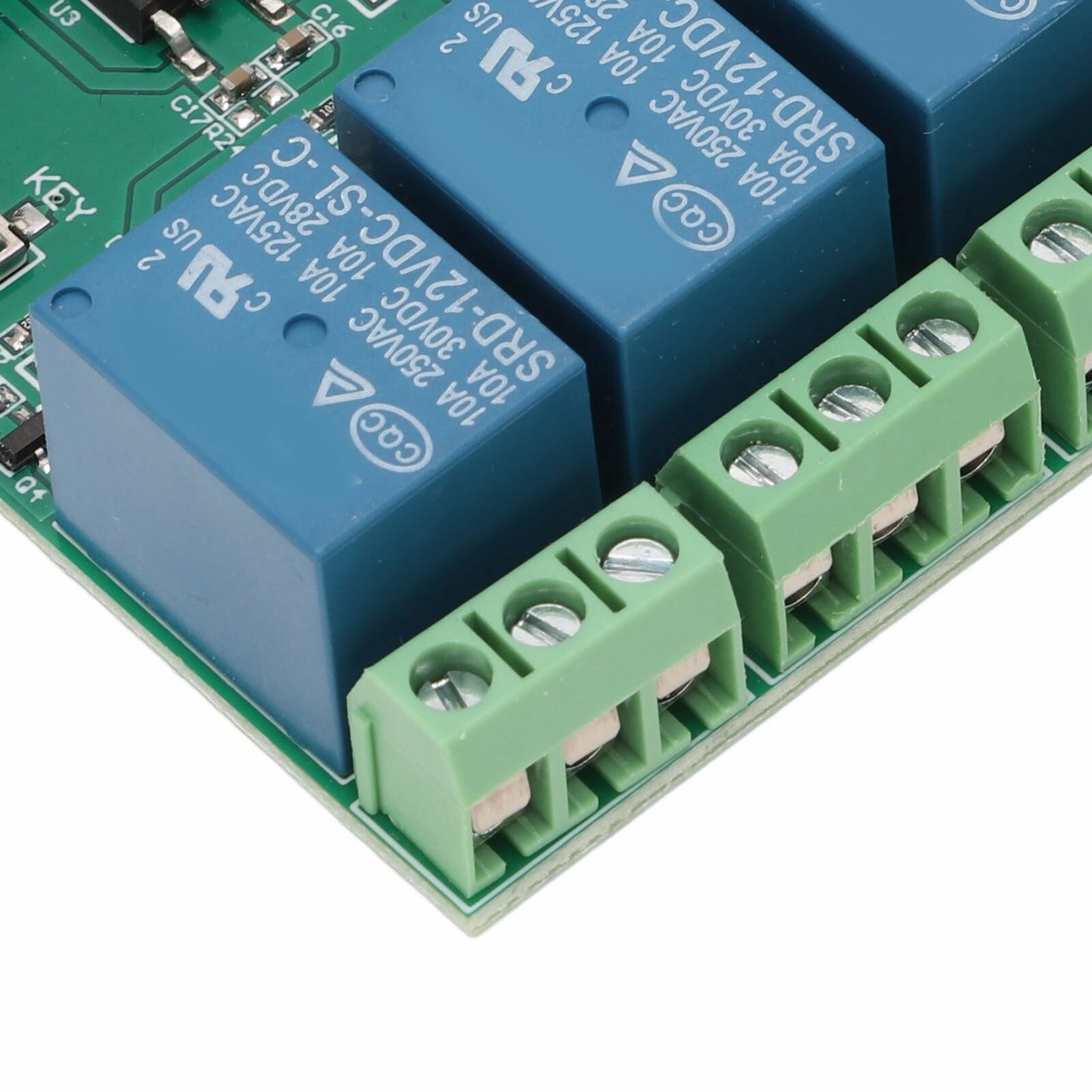 4-канальный релейный модуль ESP8266, чип Wi-Fi, четырехканальная релейная плата беспроводного управления для электронного оборудования, 12 В постоянного тока