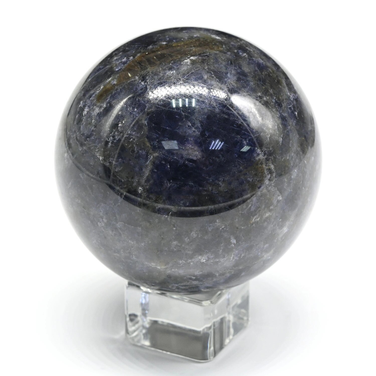 Сувенирный шар из иолита (кордиерит) диаметр 65мм .