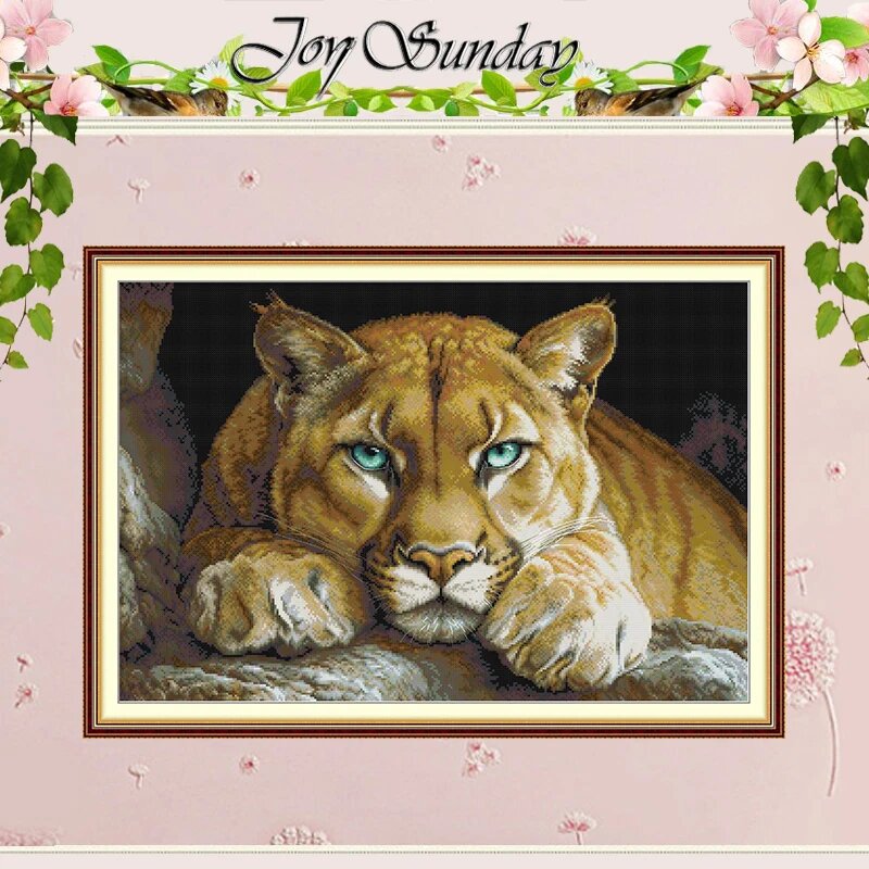 Набор для вышивки крестом Joy Sunday "Soul of the Wild Patterns" 16CT HD printed