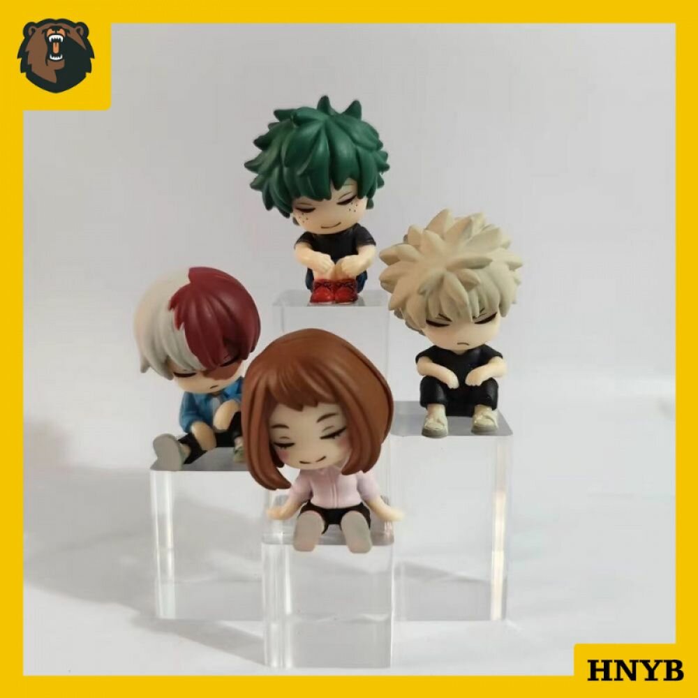 Фигурка Моя геройская академия 4 Шт. / My Hero Academia 4 Pcs подарок для фаната (6 см)