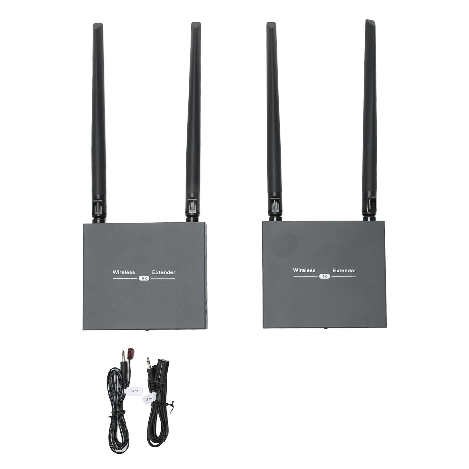 Комплект удлинителя мультимедийного интерфейса HD ИК-пульт дистанционного управления 1080P Беспроводной удлинитель, проникающий через стену, 200 м для телевизора, 100 240 В, британская вилка