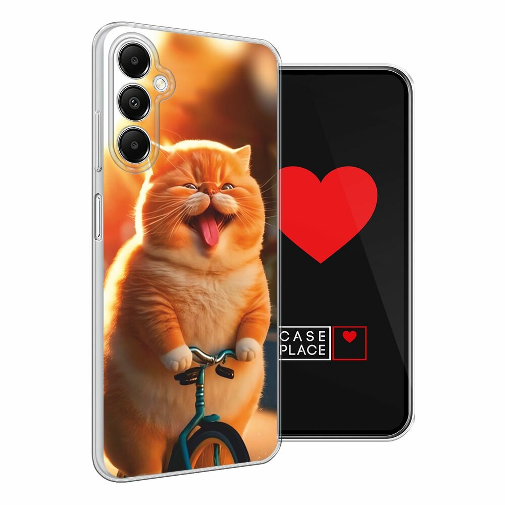 Чехол на Samsung Galaxy A05s / Самсунг Галакси A05s с принтом "Кот на велике" — фото 1