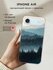 Чехол на Apple iPhone Air / Айфон Айр с принтом "Туманные горы"