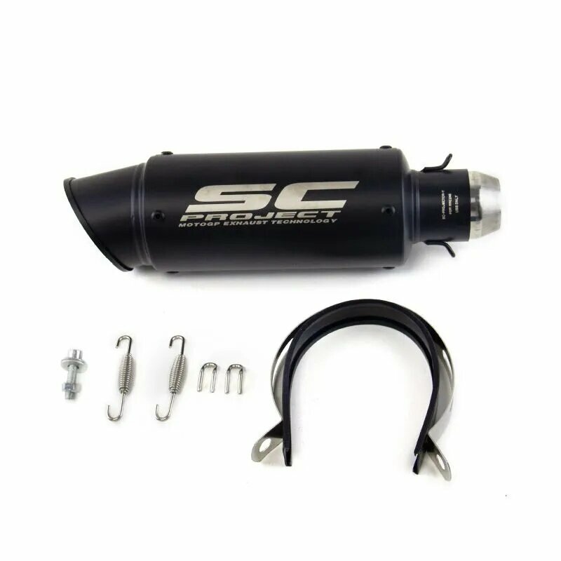 Глушитель для мотоцикла прямоток универсальный на питбайк