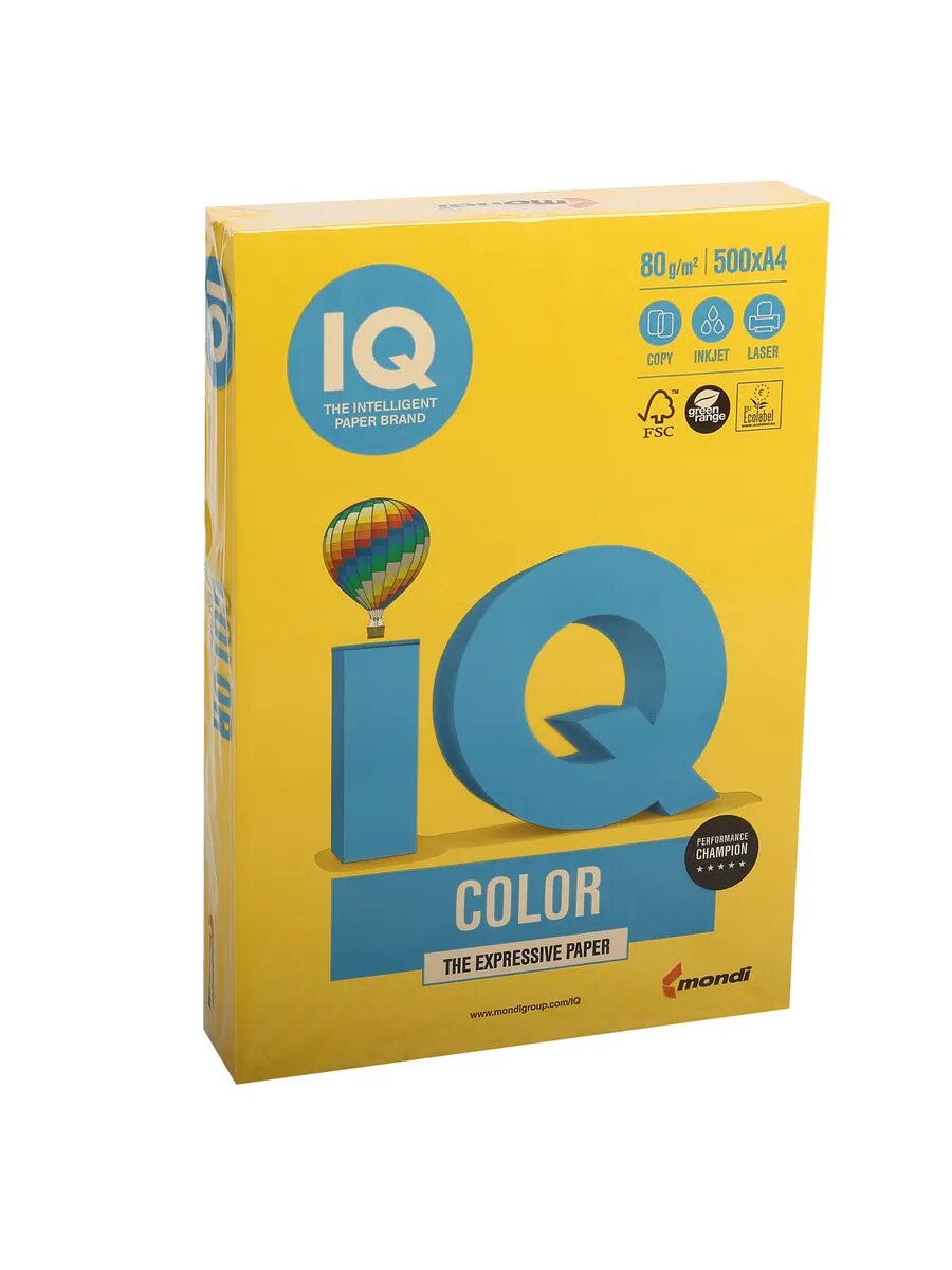 Бумага цветная для принтера А4 500 листов