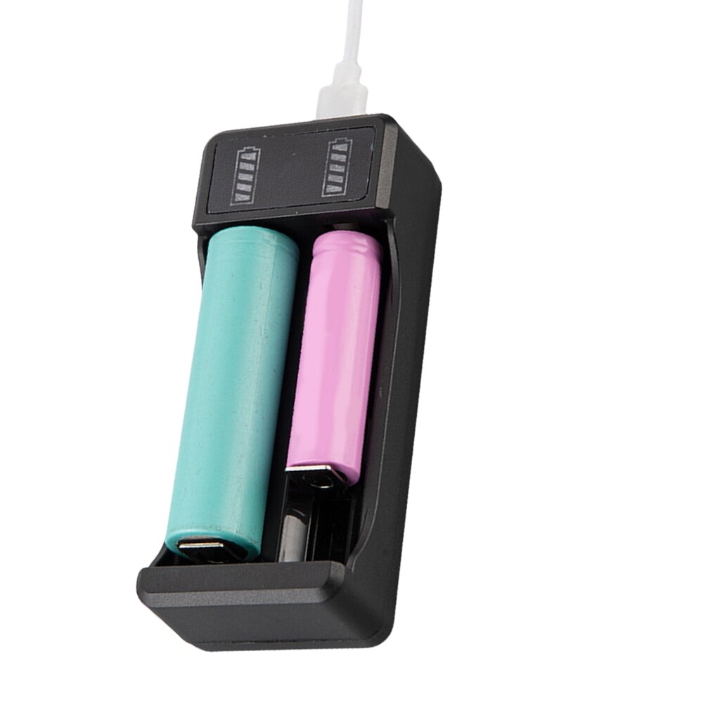 Зарядное устройство с несколькими отсеками для аккумуляторов 18650 21700, быстрое зарядное устройство USB C