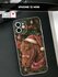Чехол на Apple iPhone 12 mini / Айфон 12 Мини с принтом "Бурый сказочный конь 2"