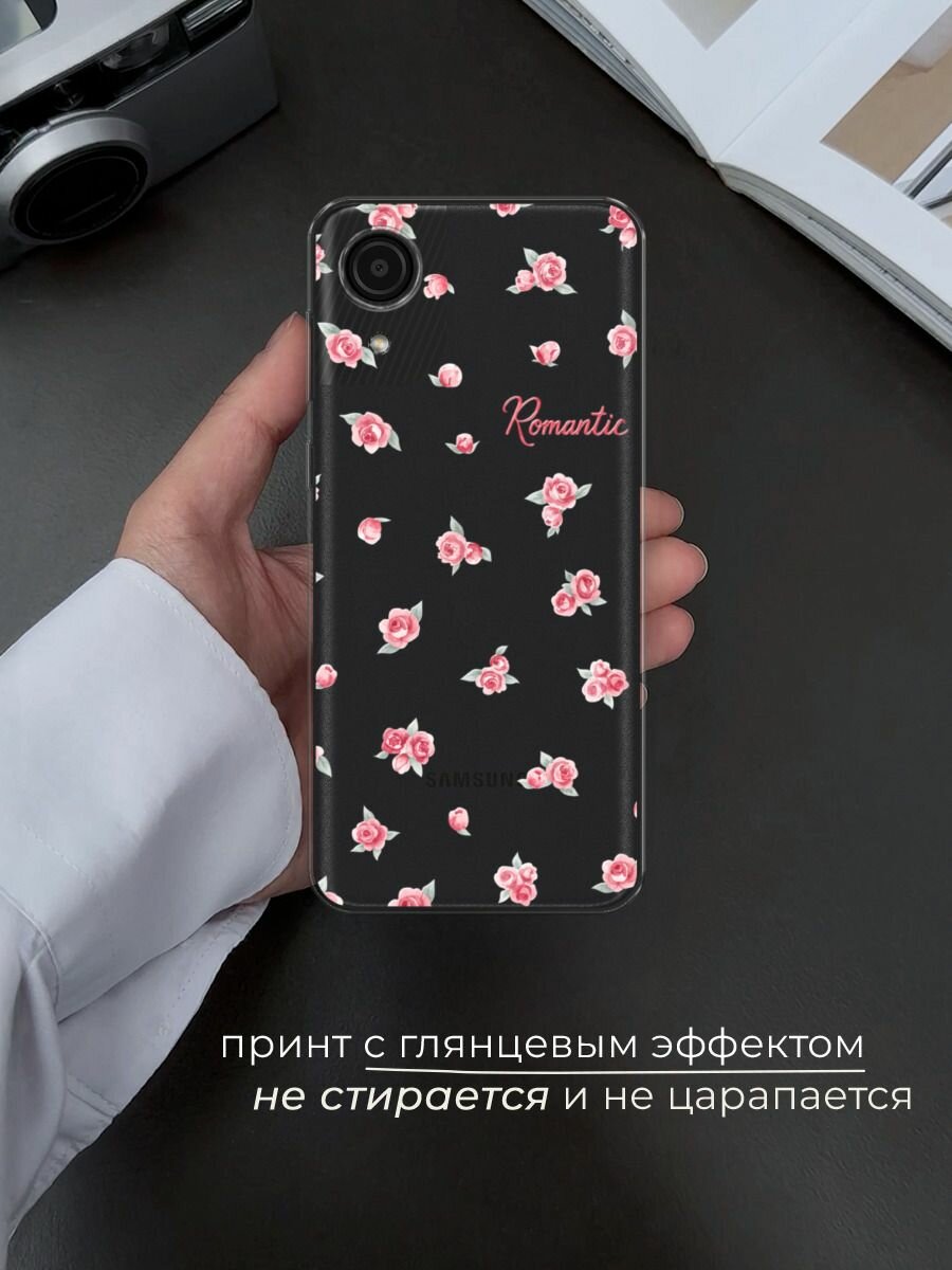 Чехол на Samsung Galaxy A03 Core / Самсунг Галакси А03 Core с принтом "Romantic 3" — фото 1