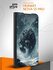 Чехол книжка для Huawei Nova 13 Pro / Хуавей Нова 13 Про защитный, черный, с рис...