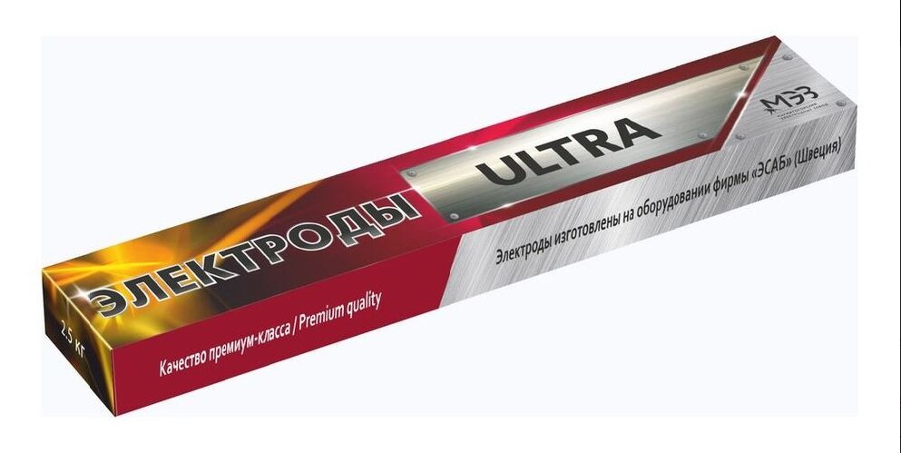 Электрод сварочный ультра 3,0мм МЭЗ (уп 2,5кг)