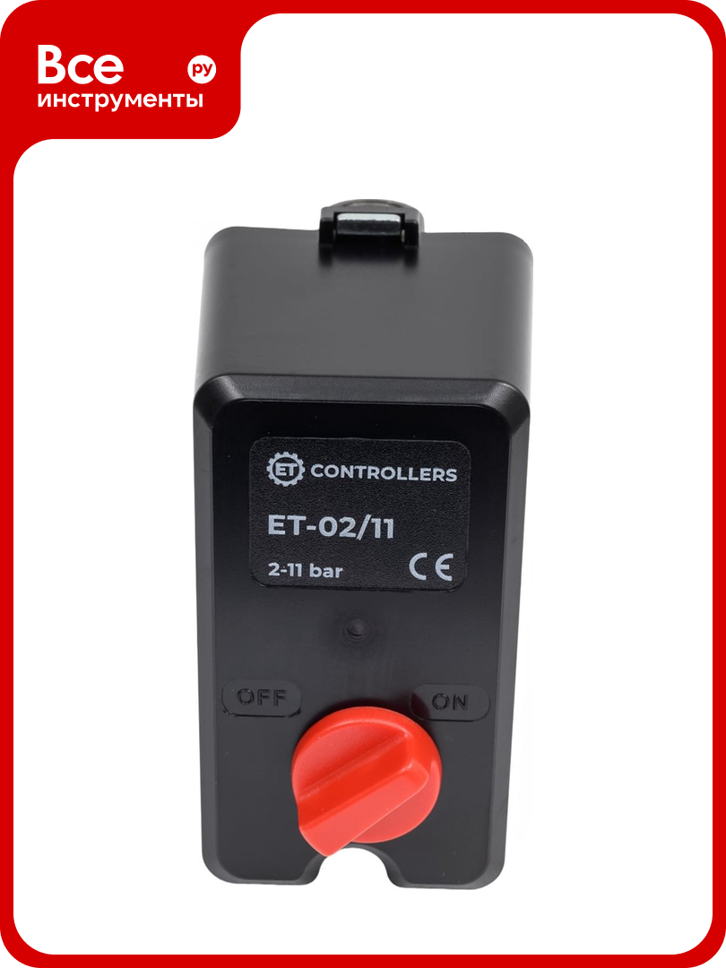 Реле давления для компрессора -02/11_A1_3-11BAR_1х1/4"F+3х1/4"F_L ET 100580926