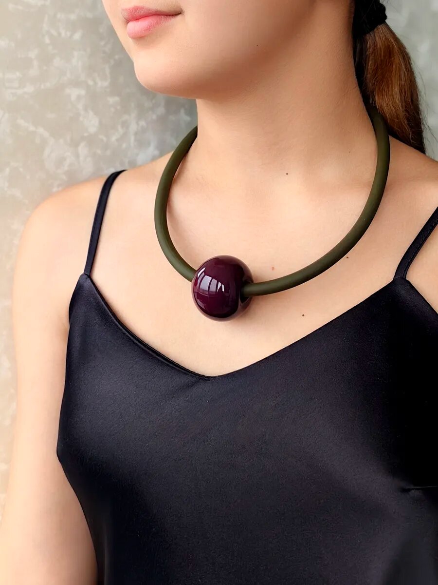 Колье, муранское стекло, стекло