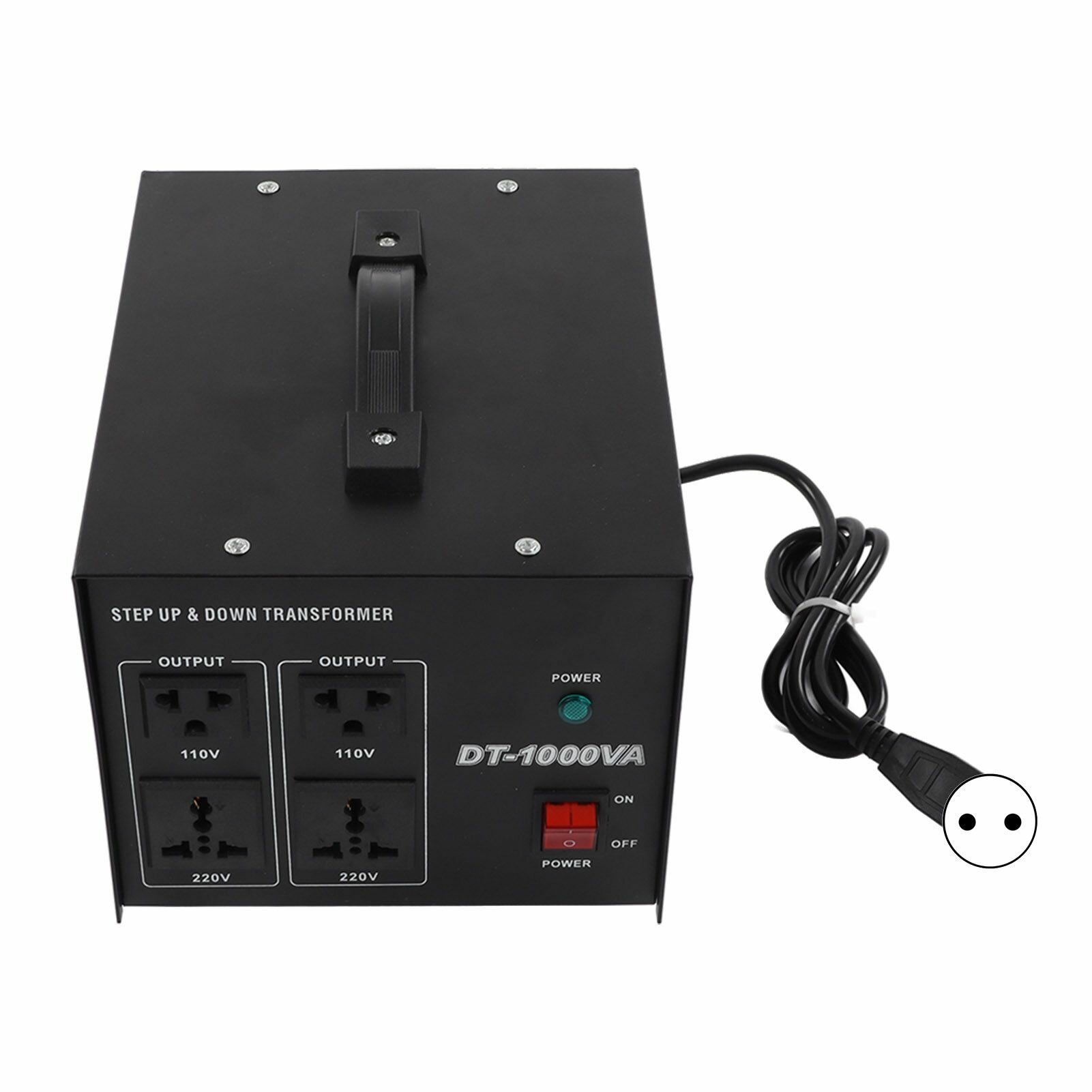 1000 Вт силовой трансформатор, повышающий понижающий преобразователь напряжения, регулятор переменного тока 110 В, 220 В, однофазная вилка европейского стандарта
