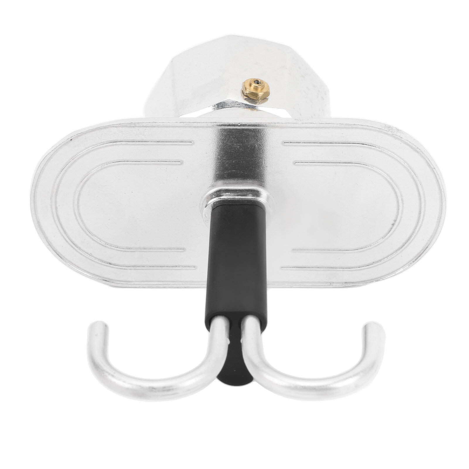 Кофейник с двумя головками 100 мл из алюминиевого сплава DIY Мини итальянская кофеварка с двумя головками для плиты для домашнего кафе с десятиугольным основанием