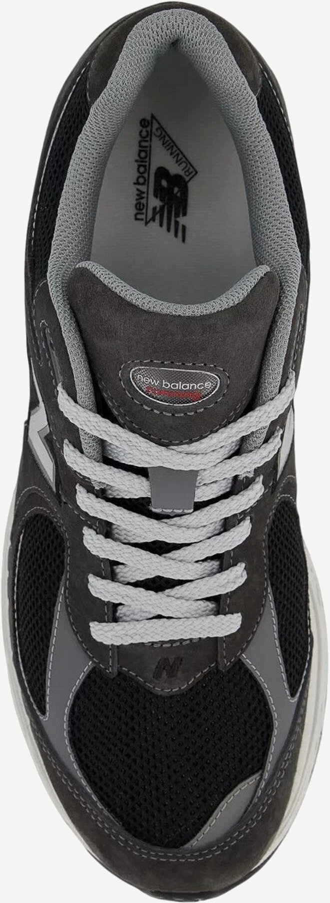 Кроссовки New Balance U2002RA U, размер RU 45.5 USm 12 СМ 30, черный, серый — фото 1