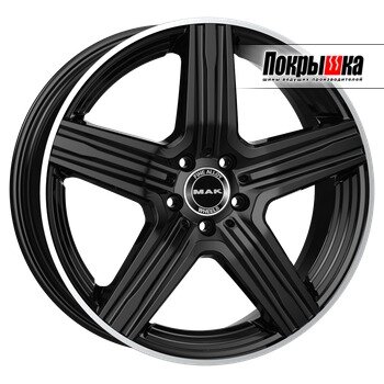 Диски литые MAK Lewis (Gloss Black Mirror Ring) 9.0х18/5х112 D66.6 ET42.0
