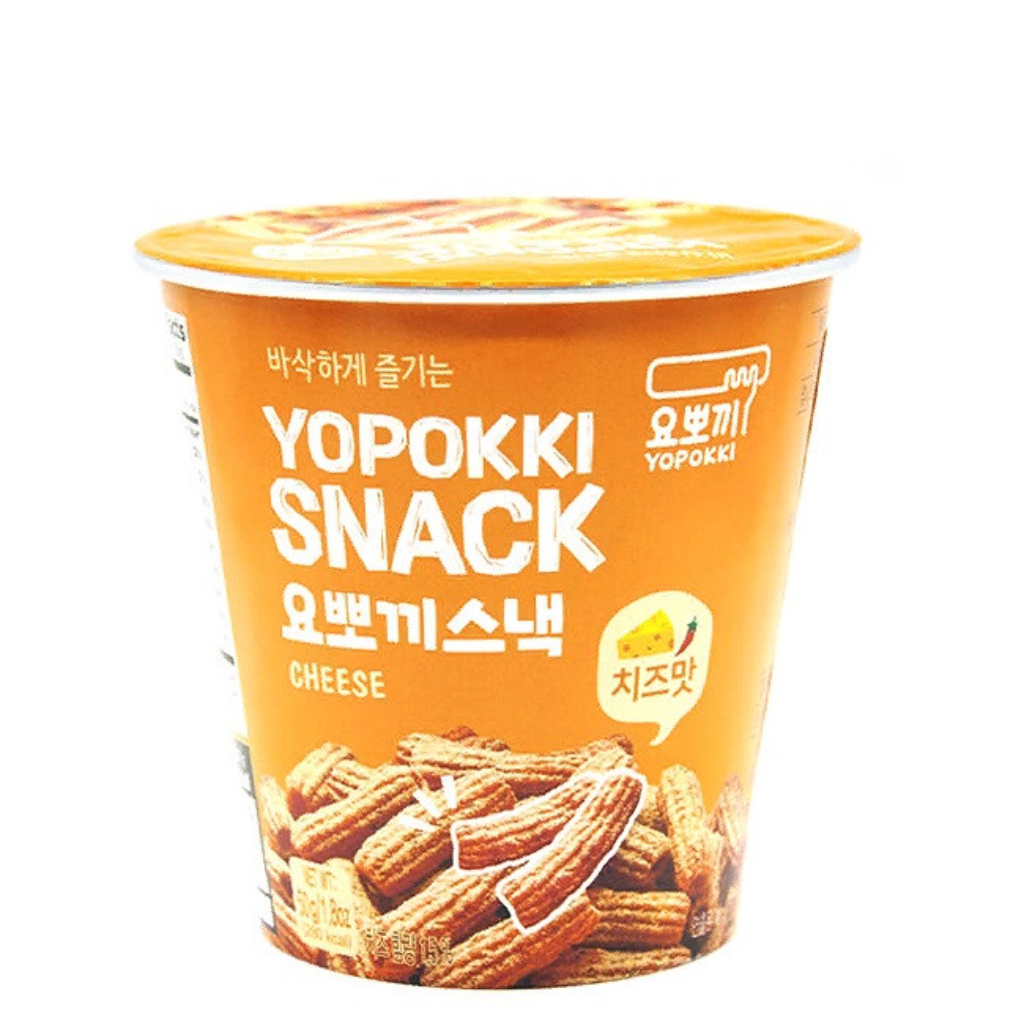 Рисовые снеки Yopokki с насыщенным вкусом сыра 50 г, Южная Корея