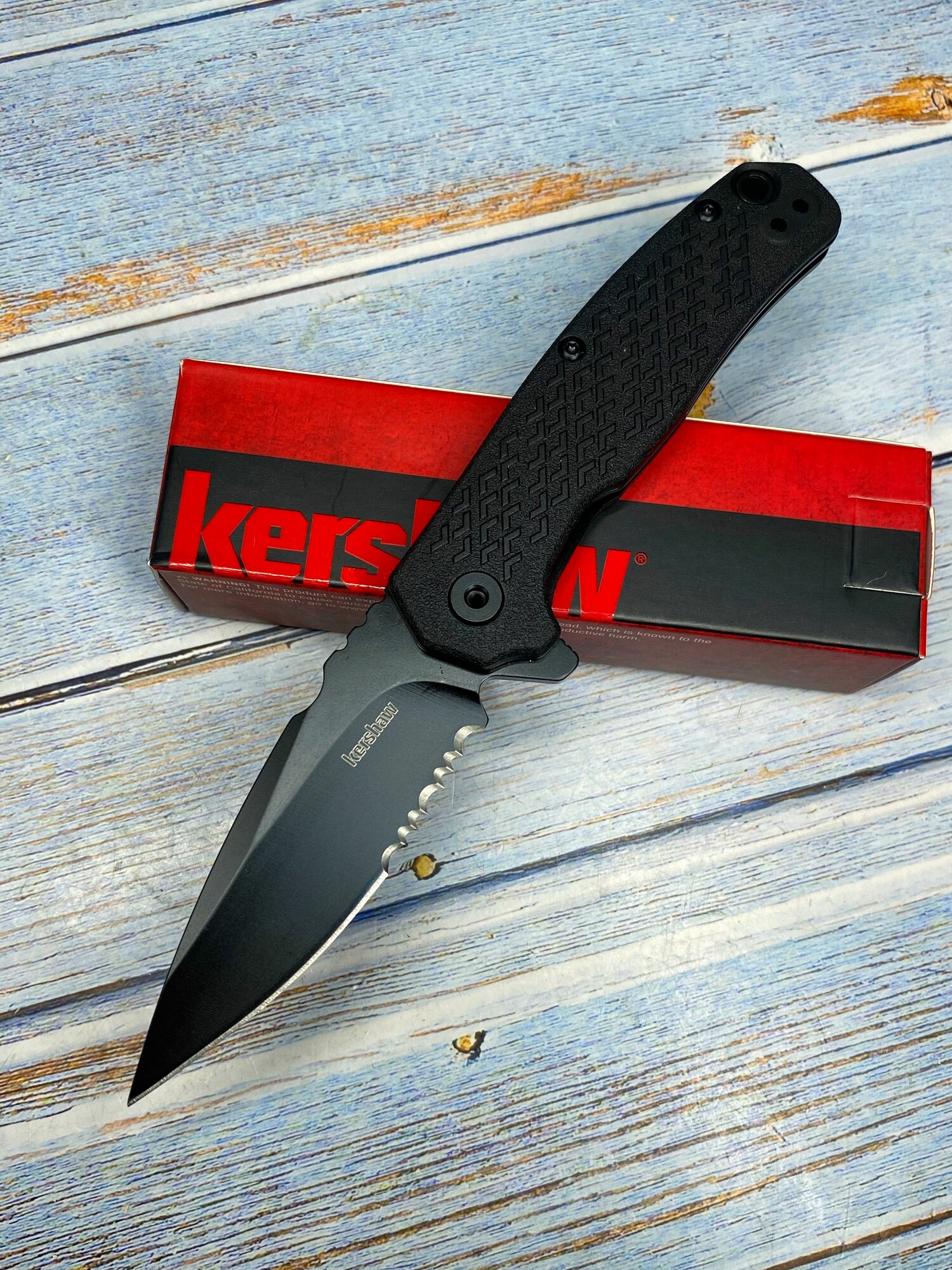 Складной нож Kershaw Conduit Partial Serrated, 1407ST