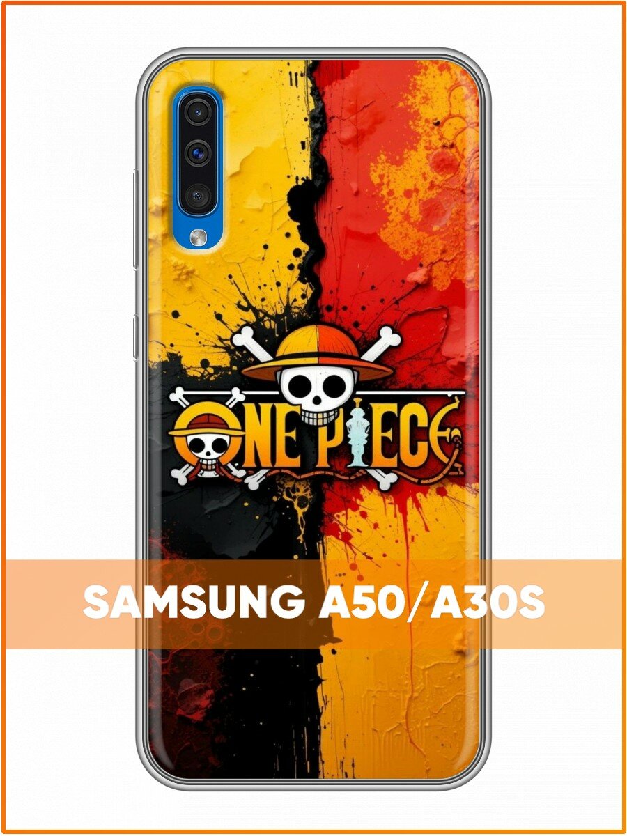 Чехол для Samsung Galaxy A50, Samsung Galaxy А30s с принтом Аниме One Piece (Самсунг Галакси А50, Самсунг Галакси А30s)