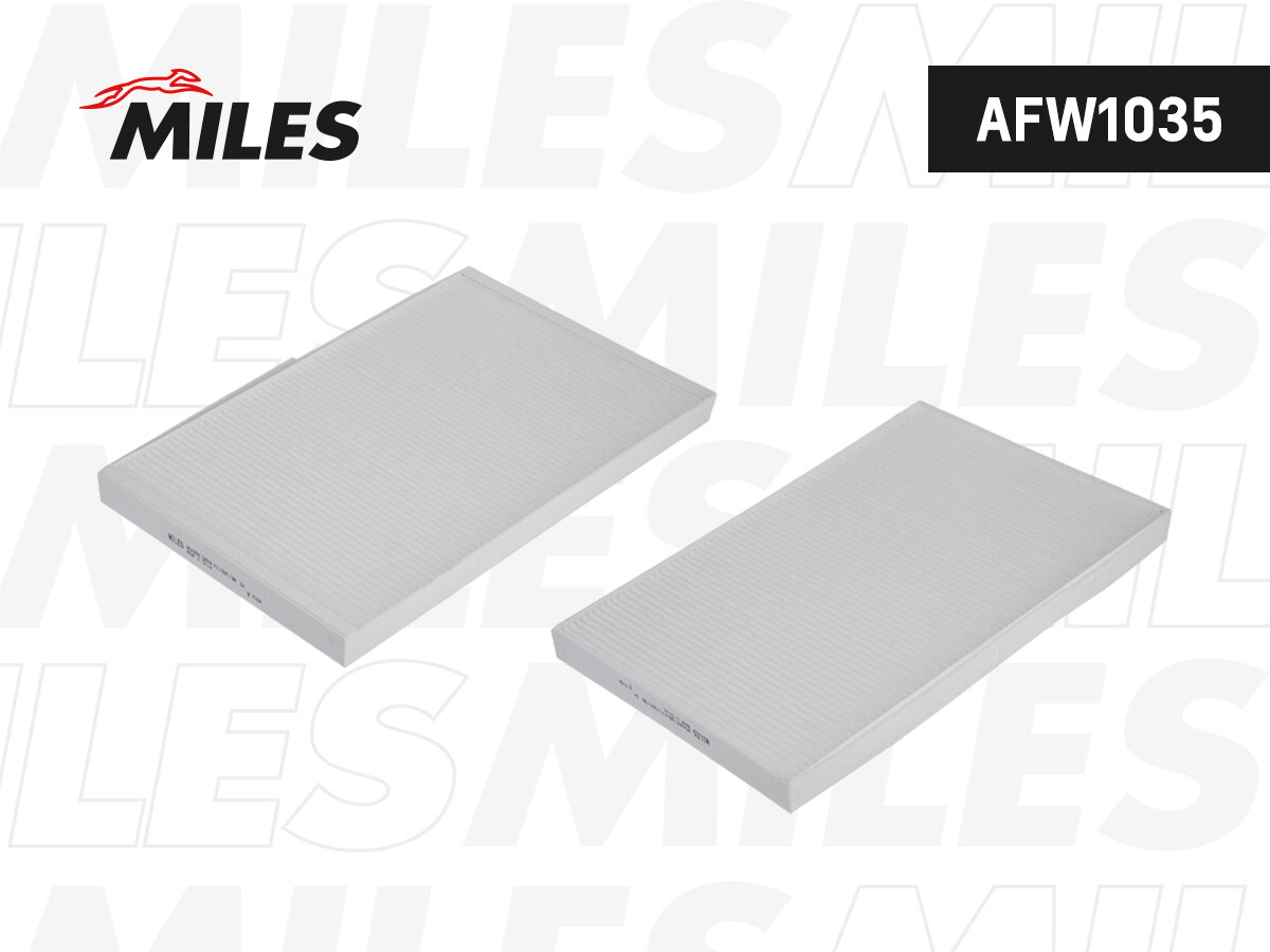 MILES Фильтр салона AUDI A6 -2/97 с кондиционером (FILTRON K1036, MANN CU3562) AFW1035