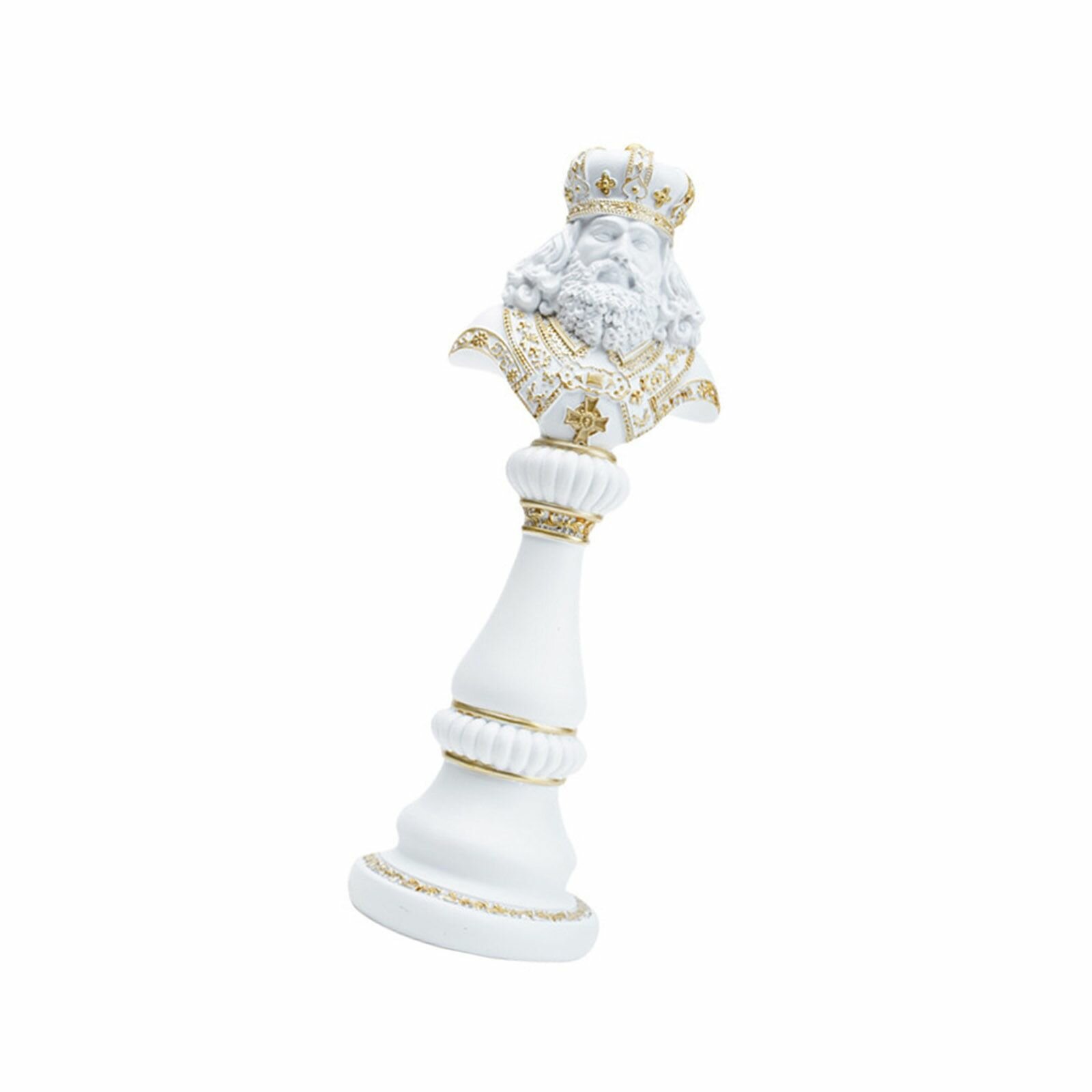 Черно-белое украшение шахматной фигуры королевы/короля/коня для украшения дома и офиса
