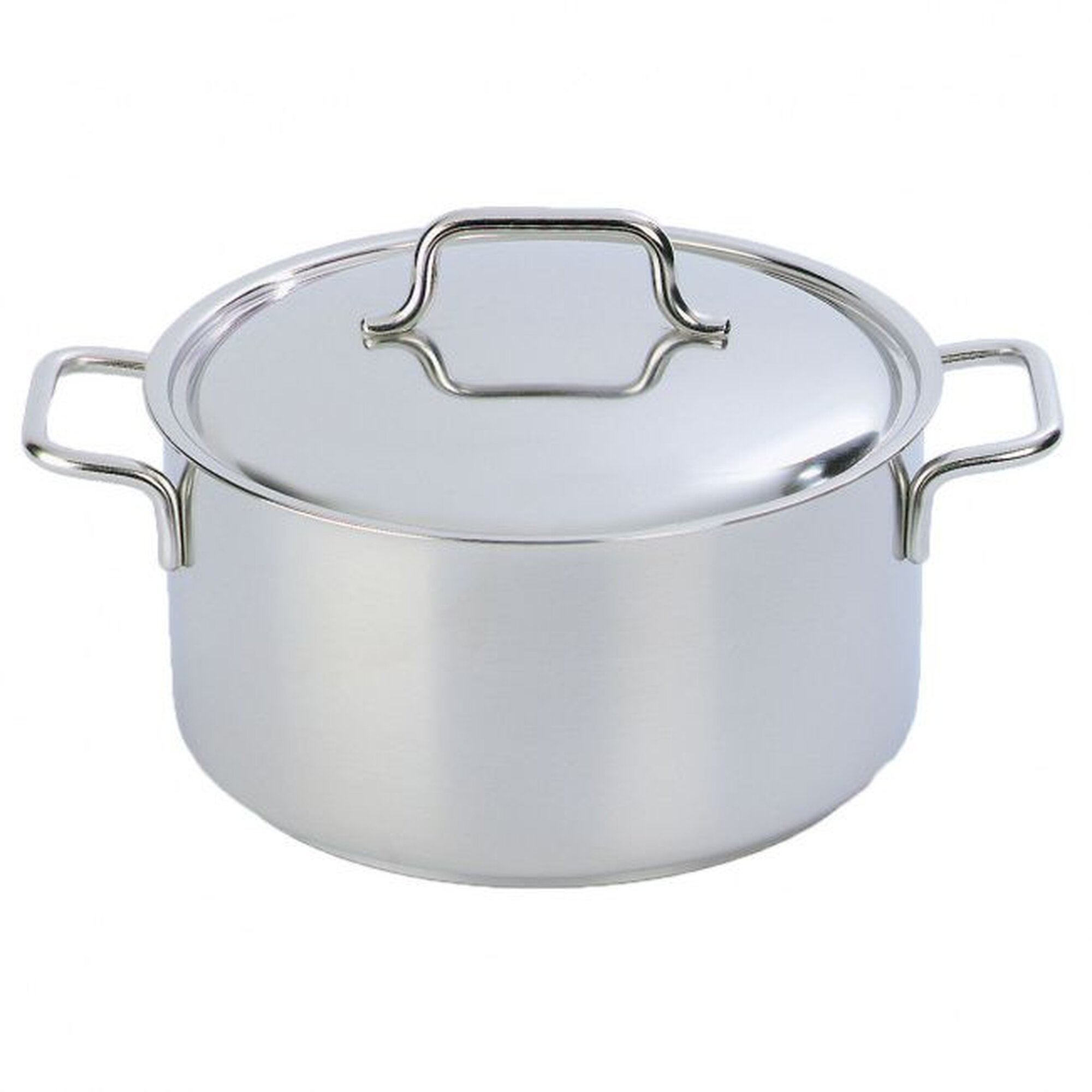 Кастрюля с крышкой Demeyere Apollo, 20 см 3 л, цвет матовое серебро, 40850-164-0