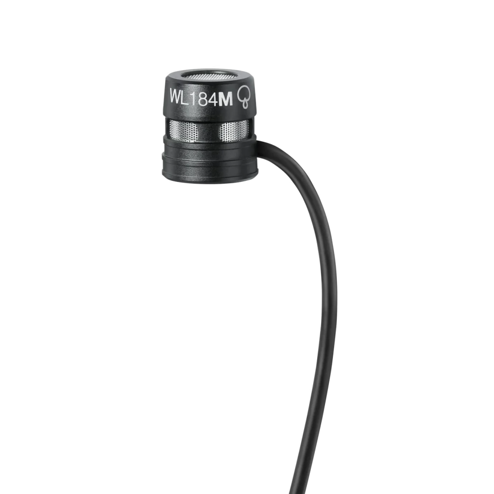 Shure WL184MB/S-TQG - Петличный микрофон, суперкардиоида, черный, MTQG