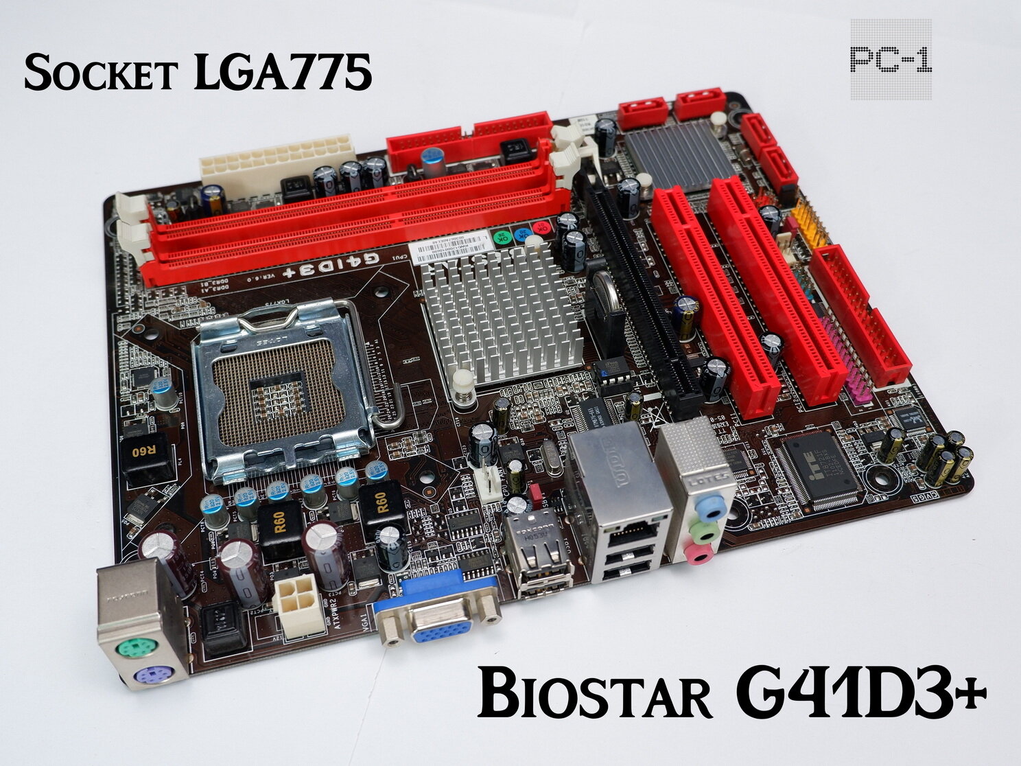 Материнская плата Socket LGA775 Biostar G41D3+ Ver. 6.0 ntel G41 2хDDR3 слот 16x PCI-E D-Sub LAN MicroATX