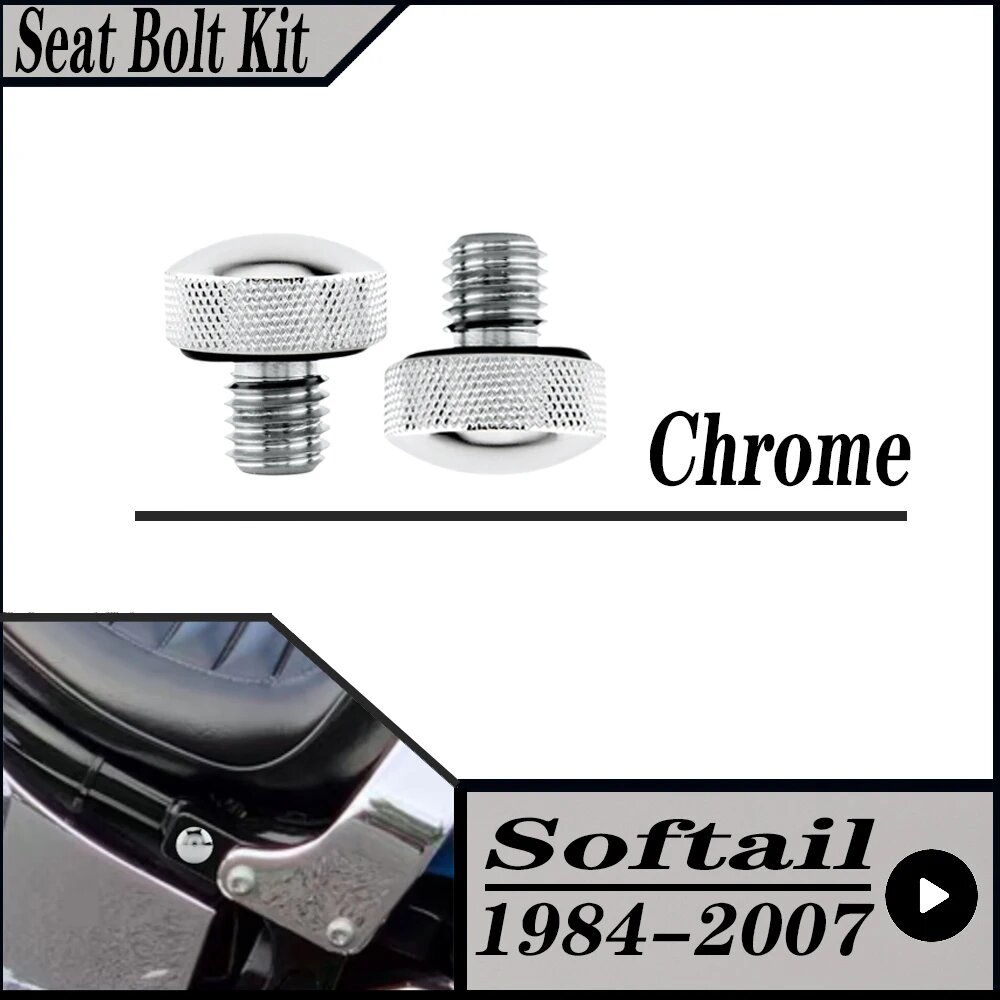 Для Harley Davidson Softail 1984-2007 комплект болтов сиденья с накаткой для мотоцикла Chrome