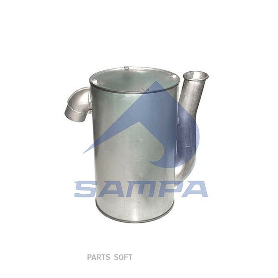 Глушитель VOLVO выхлопная труба от официального дистрибьютора, SAMPA, артикул 031394