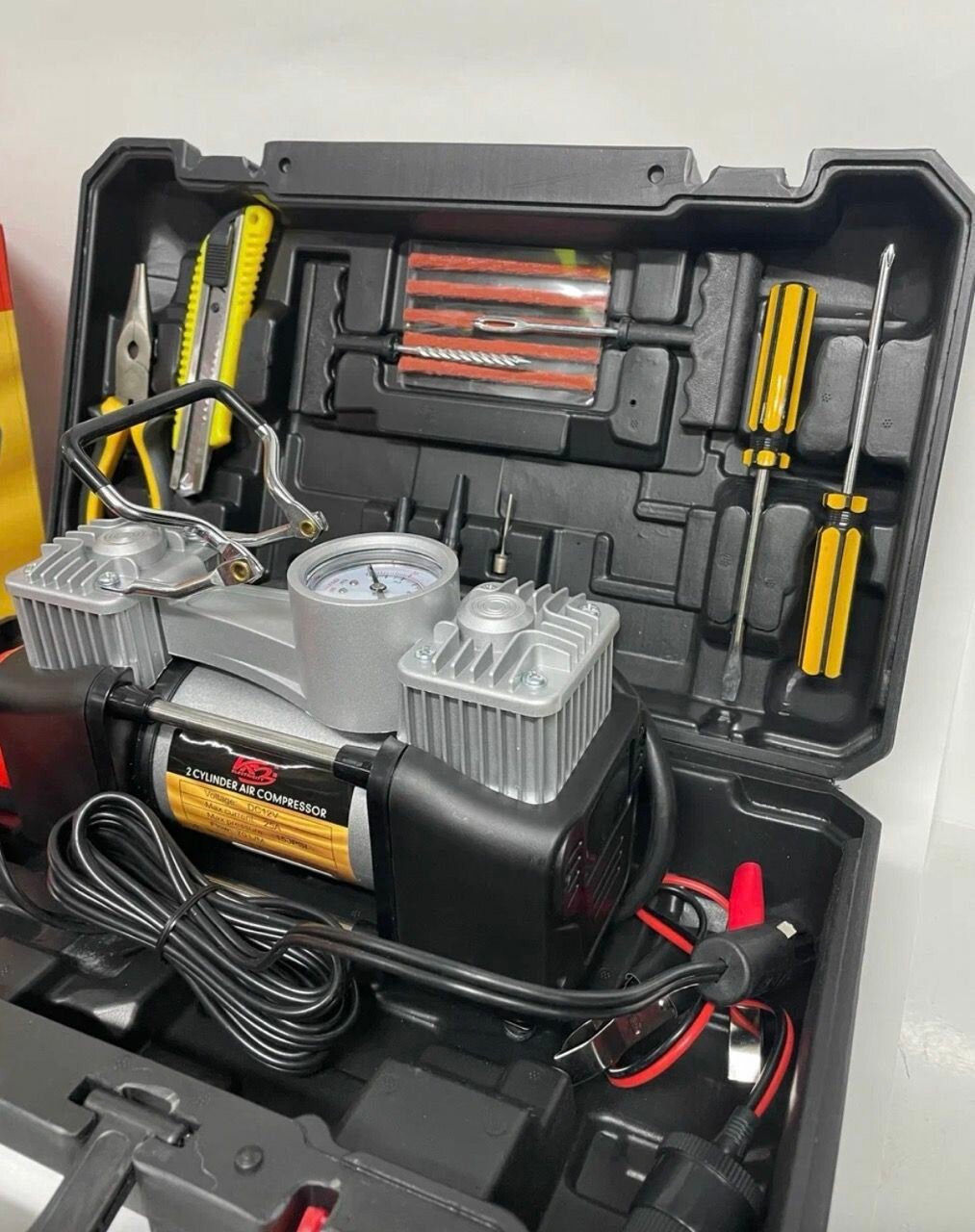 Компрессор автомобильный от прикуривателя мощный