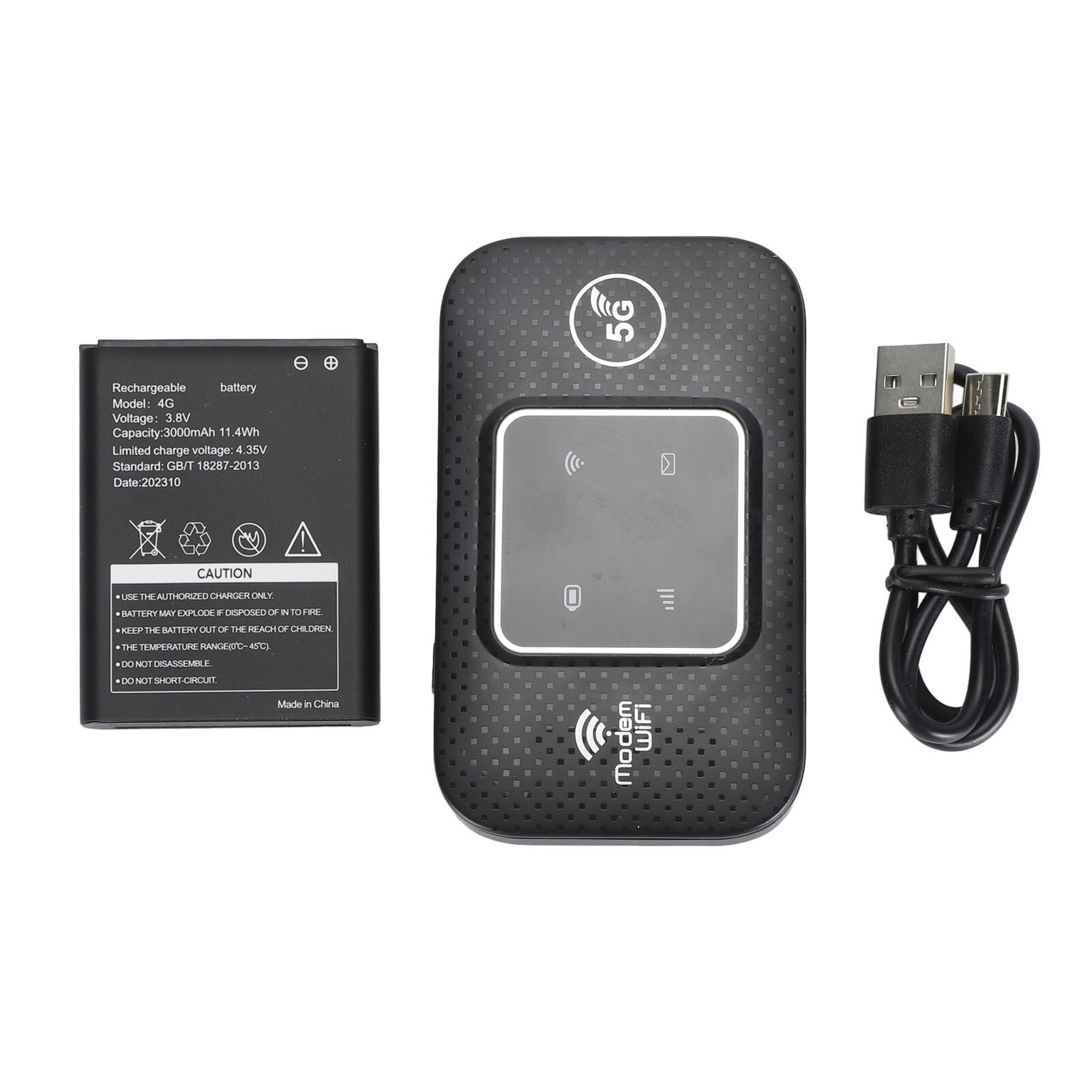 Портативный беспроводной Wi-Fi роутер 4G LTE с питанием от USB, высокоскоростной (300 Мбит/с), возможность подключения до 10 устройств, мобильная связь для Европы.