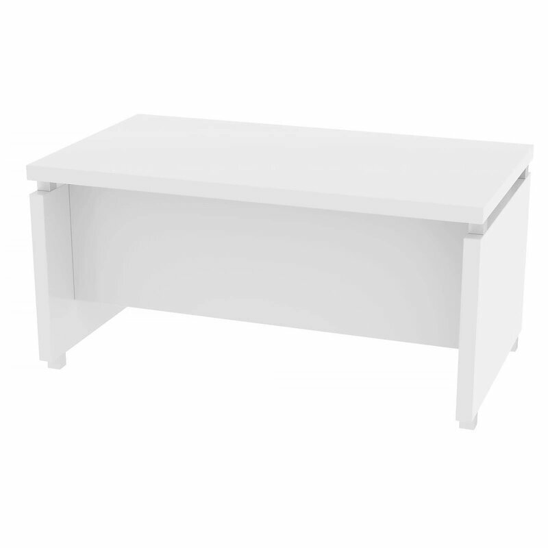 Стол Д-EASY Director рукля Ш1600ДСП мел. белый жемчуг 801.001