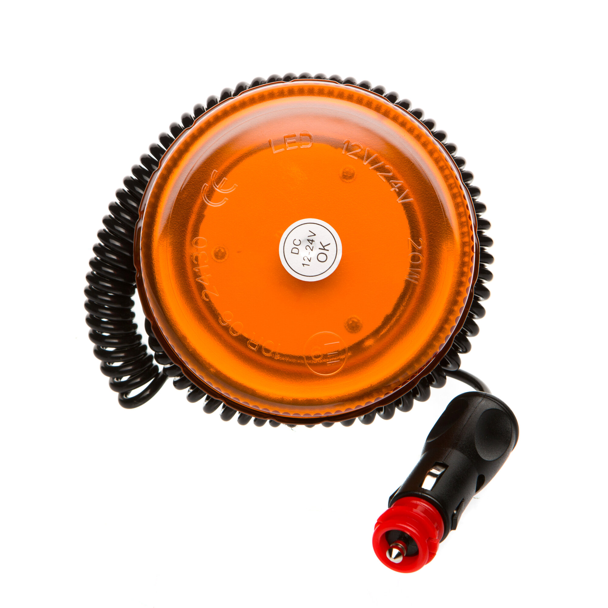 Маяк светодиодный желтого цвета ZiART Z201-TAS, 3-функциональный, магнитное крепление, в прикуриватель, 12-24В, IP-65