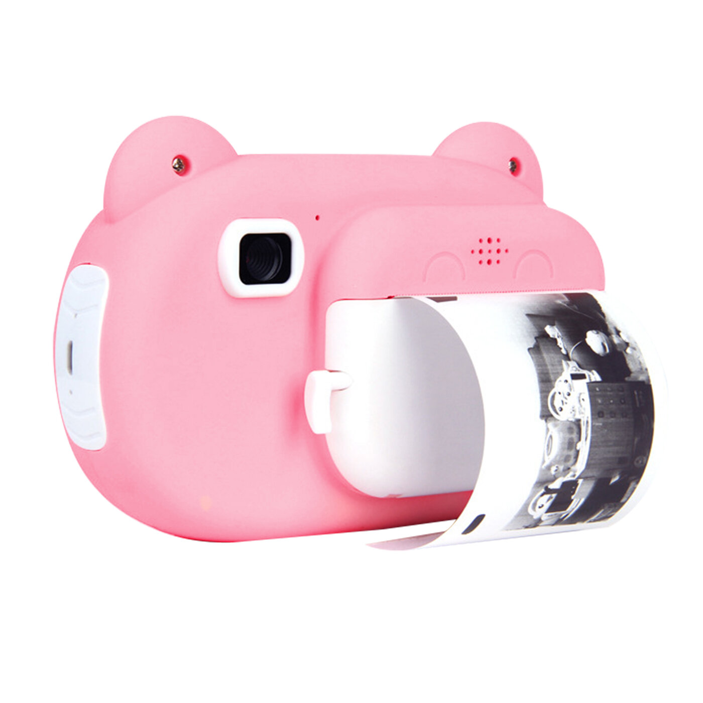 Детская камера мгновенной печати (2.4", 12 МП, 1080P, 16 ГБ, 3 рулона бумаги)