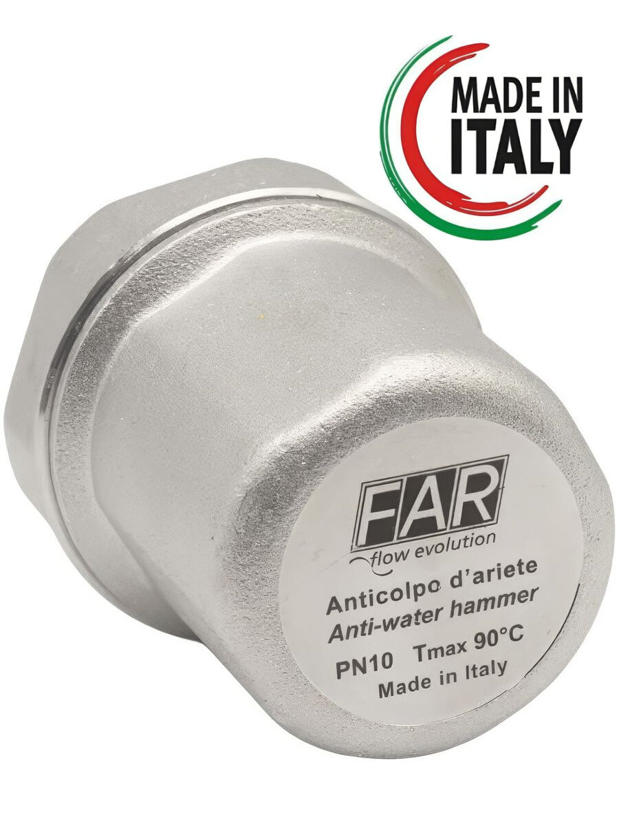 Компенсатор гидроудара FAR 1" НН, Рmax 50бар, FA 2895 1