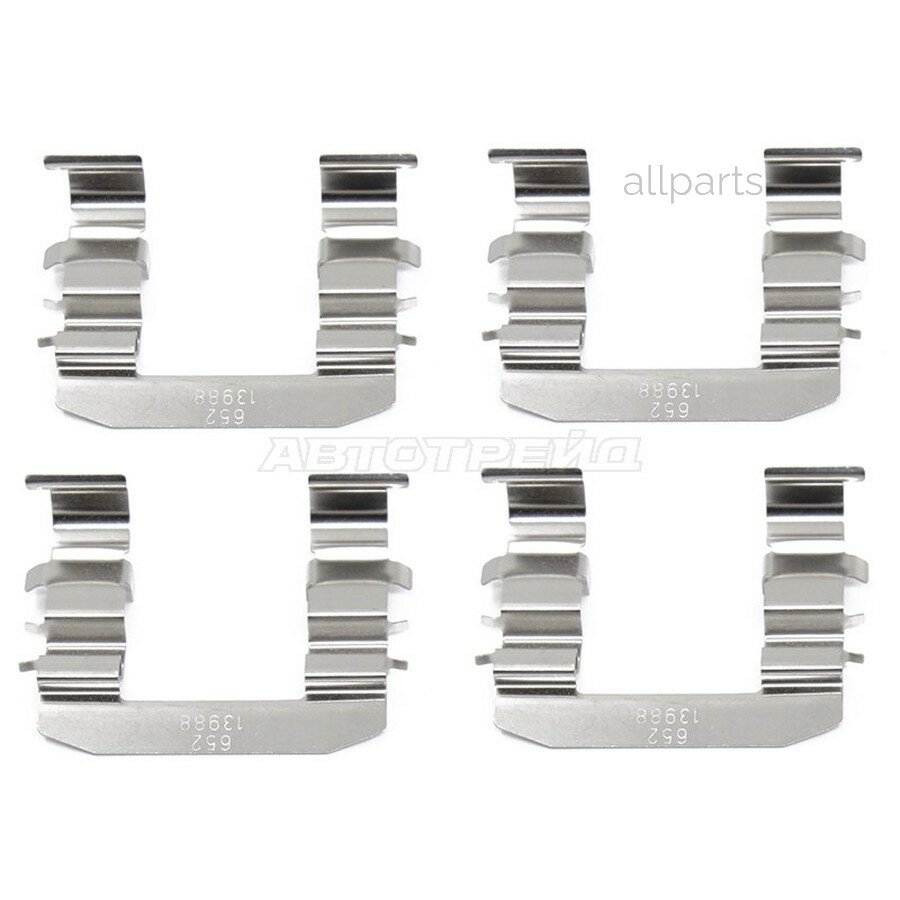 SAT ST-349-0076 Комплект монтажный тормозных колодок FR HYUNDAI TUCSUN/SONATA/I40/KIA SPORTAGE/SOUL