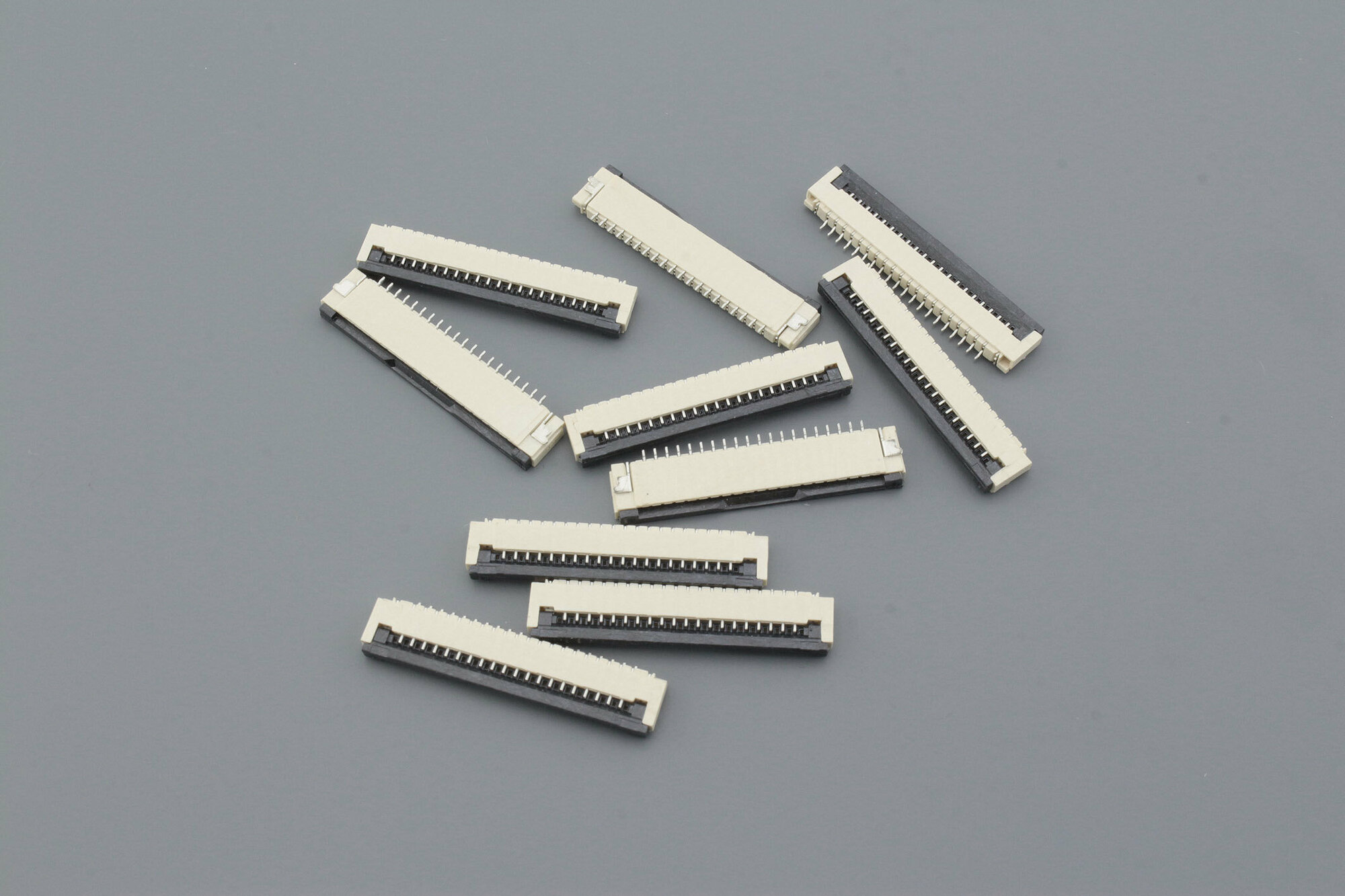 Разъем FPC Flip-Lock 1010-20RLGF 20 pin высота 1мм шаг 1мм 10 шт