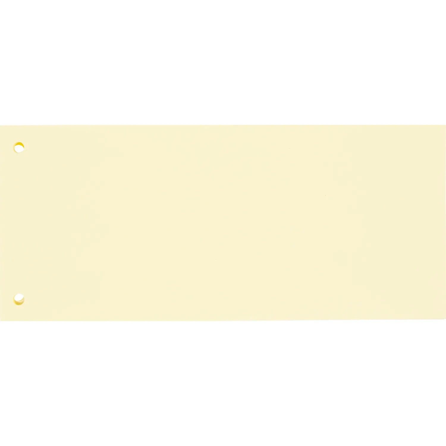 Разделитель листов разделительные полоски Комус, желтые, 100 шт./уп.