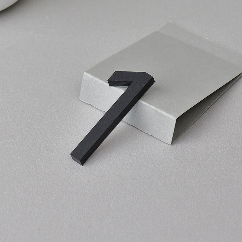 Наклейка с цифрами 0-9 для дверной таблички, Самоклеящаяся акриловая табличка с номером для наружного почтового ящика и отеля, Украшение дома,1 кусок,5x3,3 см