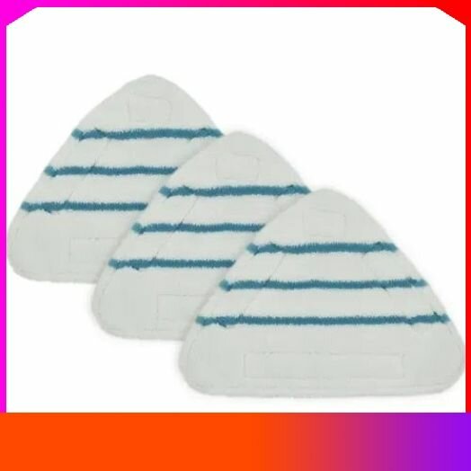 Эксклюзивные насадки для паровой швабры 3 шт, моющиеся треугольные аксессуары для очистки пола