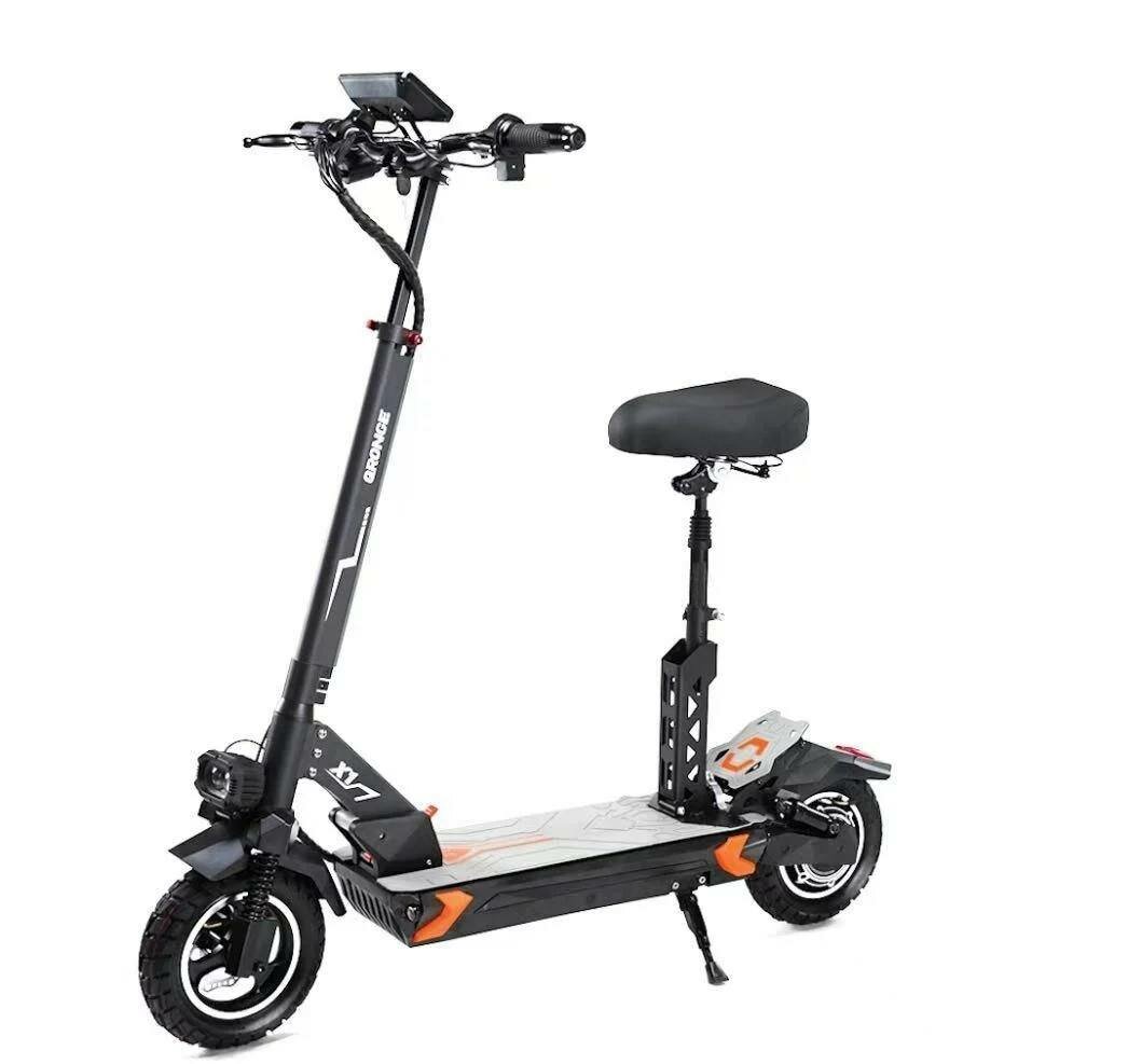 Электросамокат для взрослых с сиденьем MOKWHEEL X1 подростковый/Электро самокат 45 км/ч