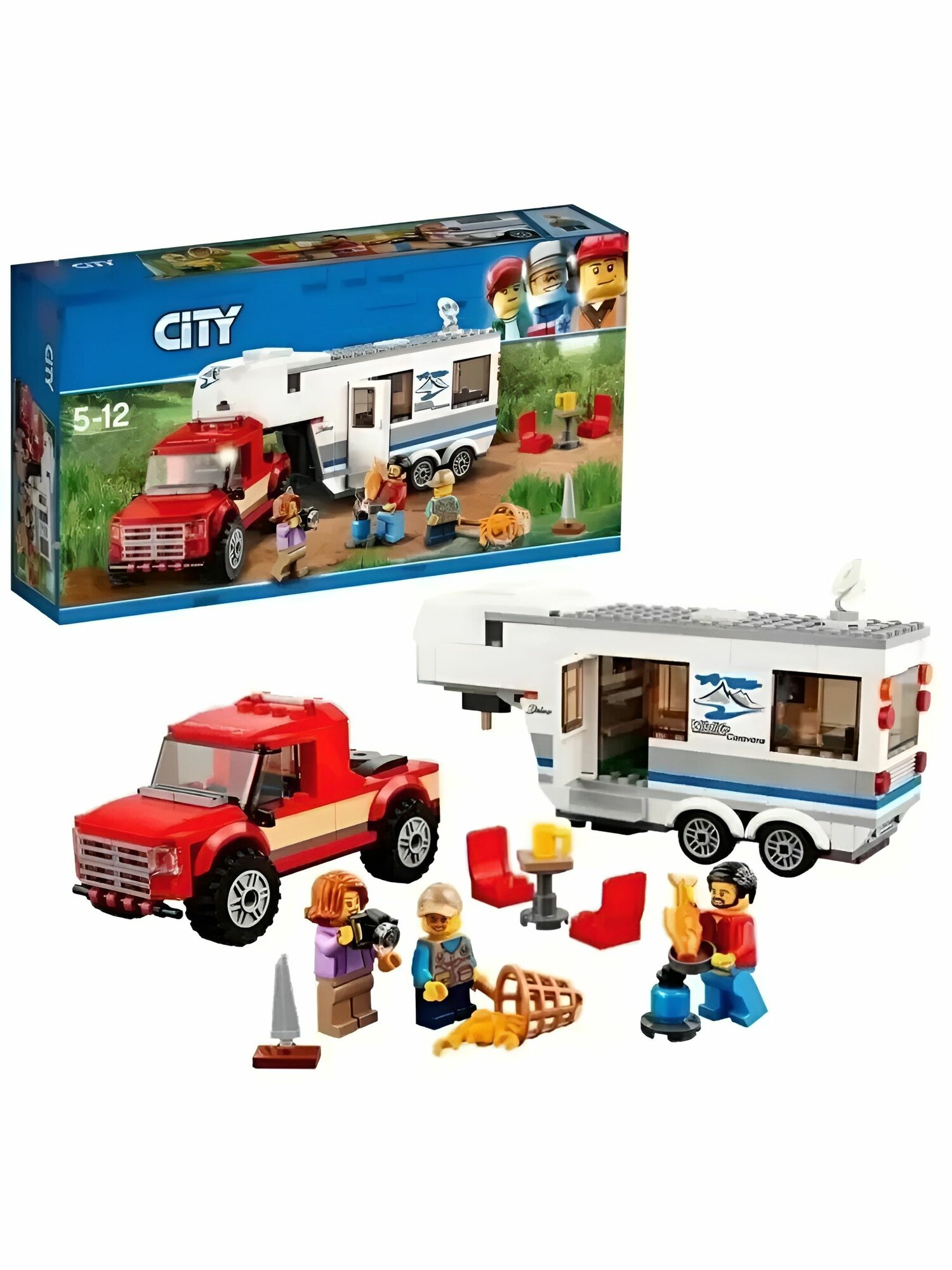 Конструктор Сити Дом на колёсах 20871, 344 деталей