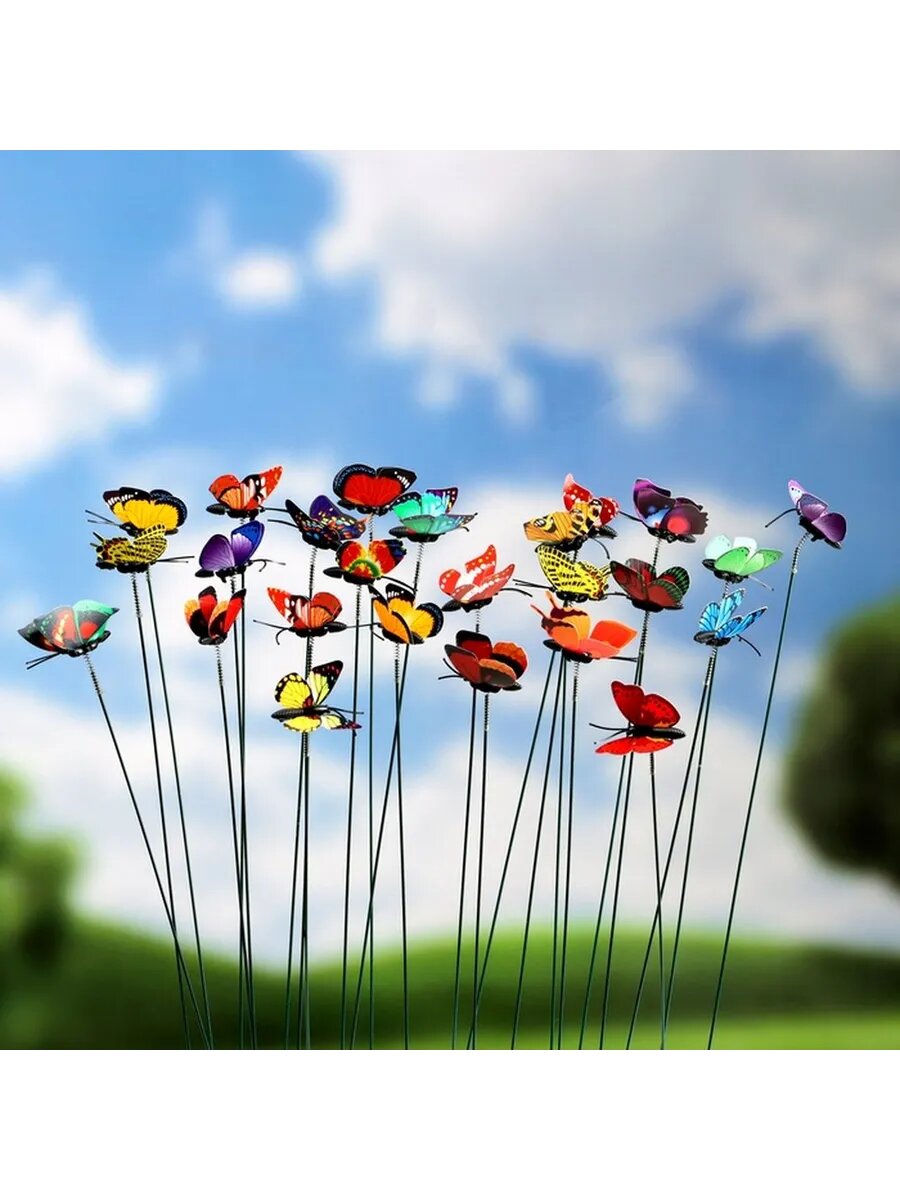 Цветные декоративные штекеры для праздника, 25 шт.