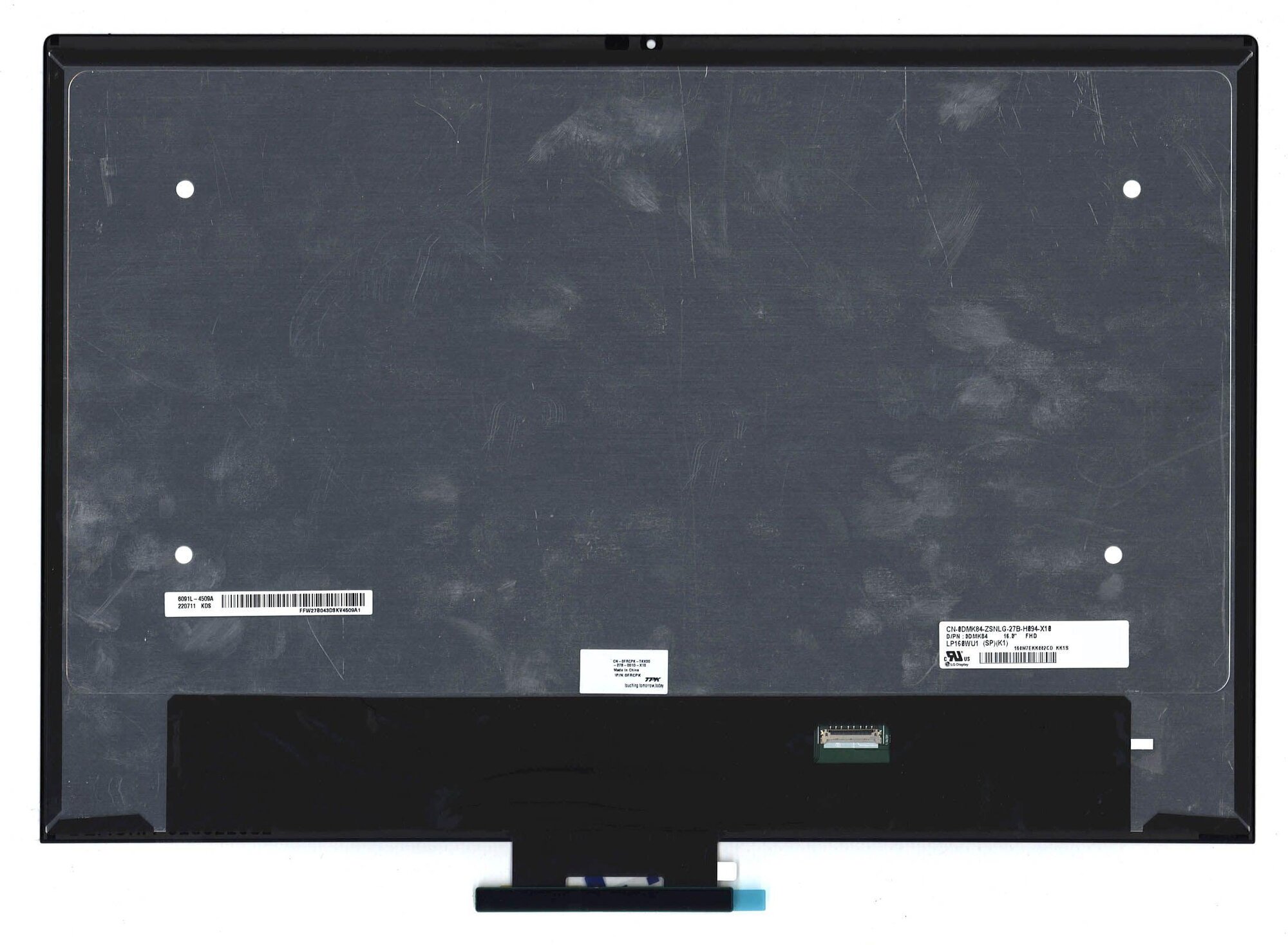 Дисплей (матрица + тачскрин) для Dell T09ADFC16004A