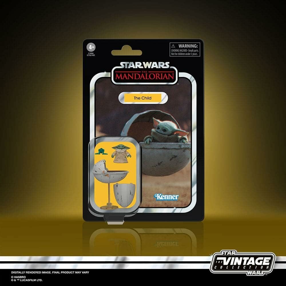 Фигурка Hasbro Star Wars, винтажная коллекция: Дитя, Мандалорец, 3,75 дюйма