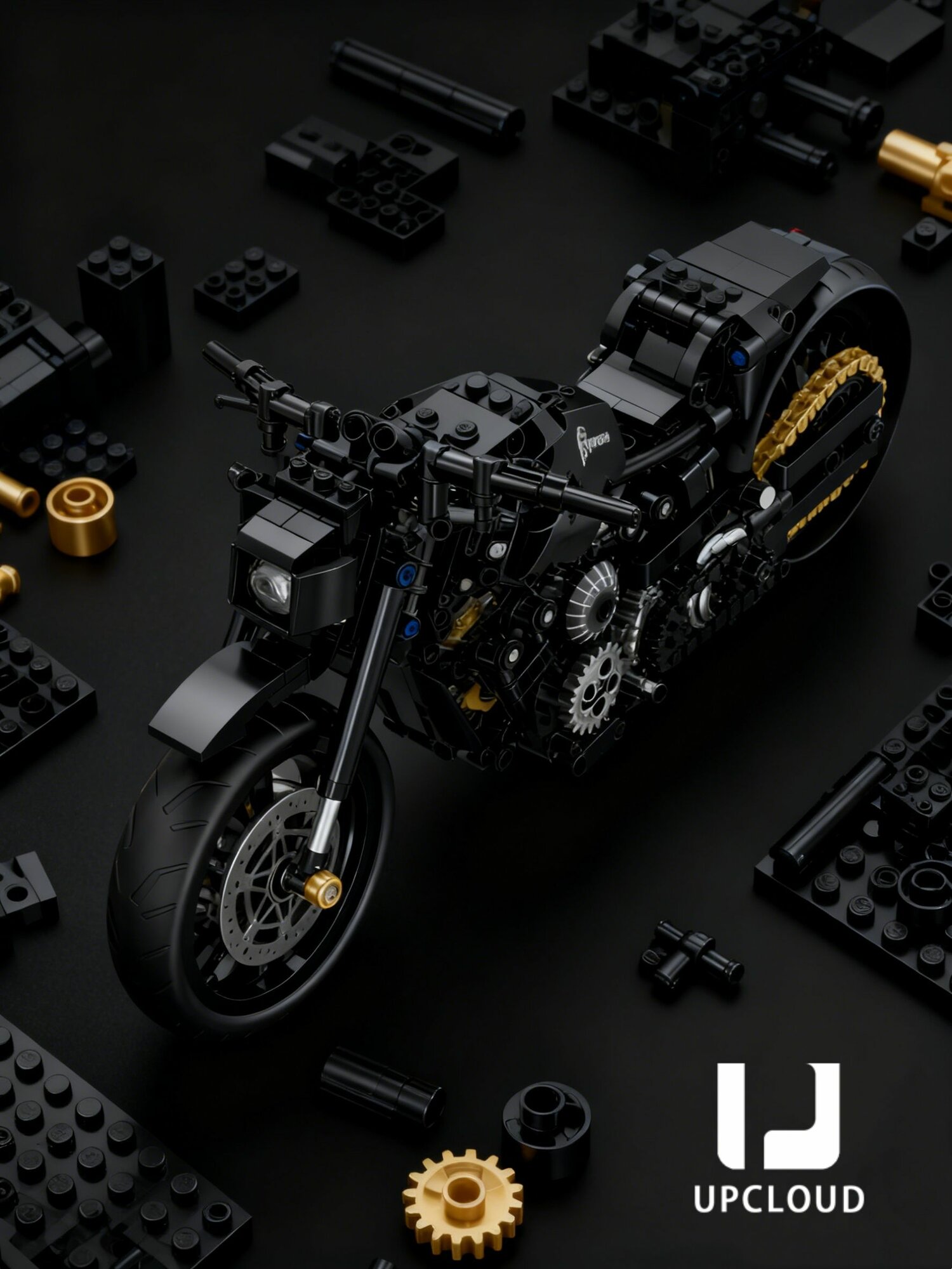 Кубики/Игрушки для сборки мотоциклов Harley/UPCLOUD -Коллекция 58pcs