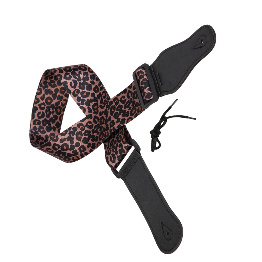 Народная акустическая гитара ремешок для электрогитары с расширенными вставляемыми Медиаторами-Леопардовый Узор № 4